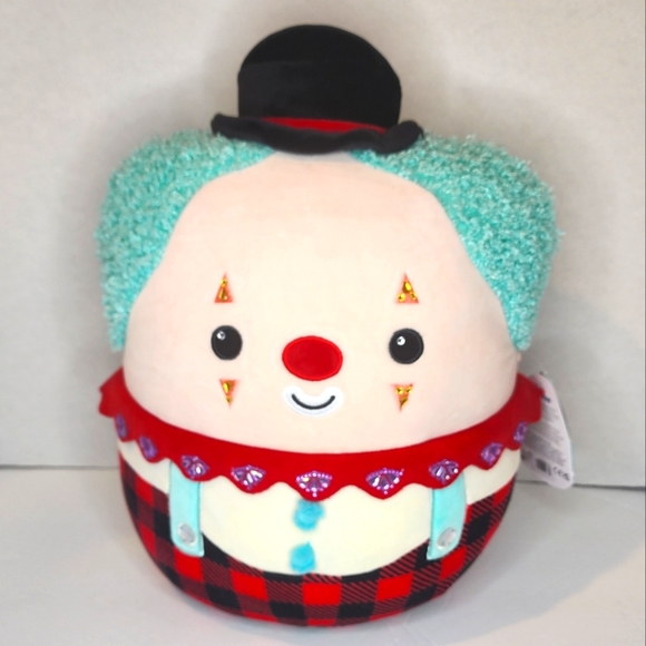 Squishmallows | Toys | Custom Ukee Teal Red Clown Original Squishmallow ...